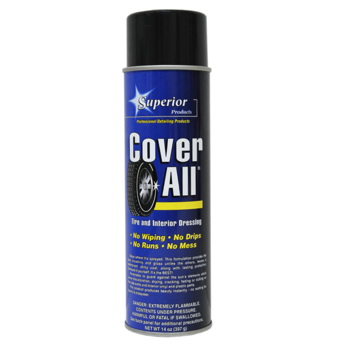 Cover All High-Gloss Aerosol - Tire Shine & Dressing - Superior Products