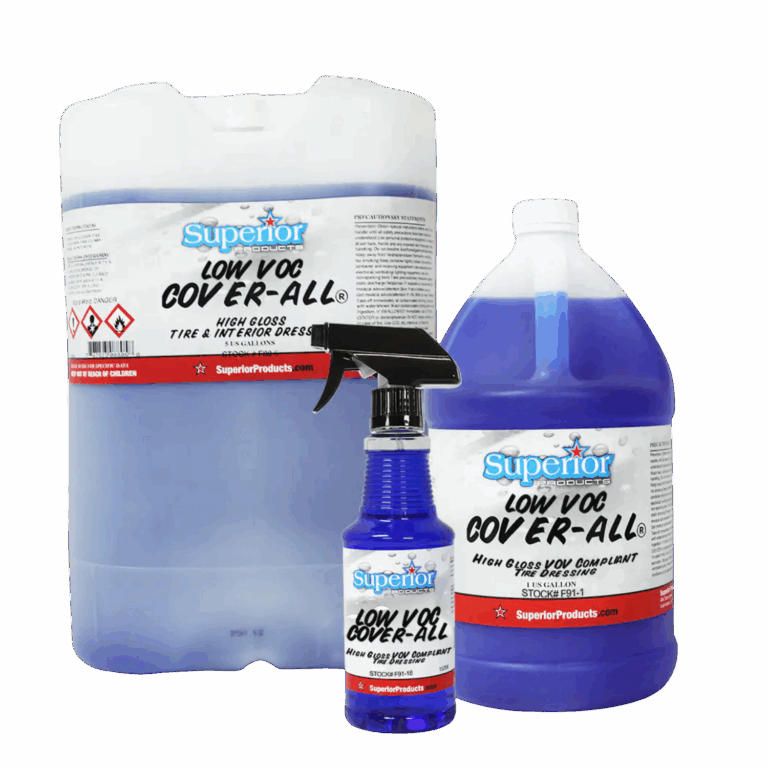 Coverall Low V.O.C. High Gloss Dressing - Tire & Interior Dressing ...